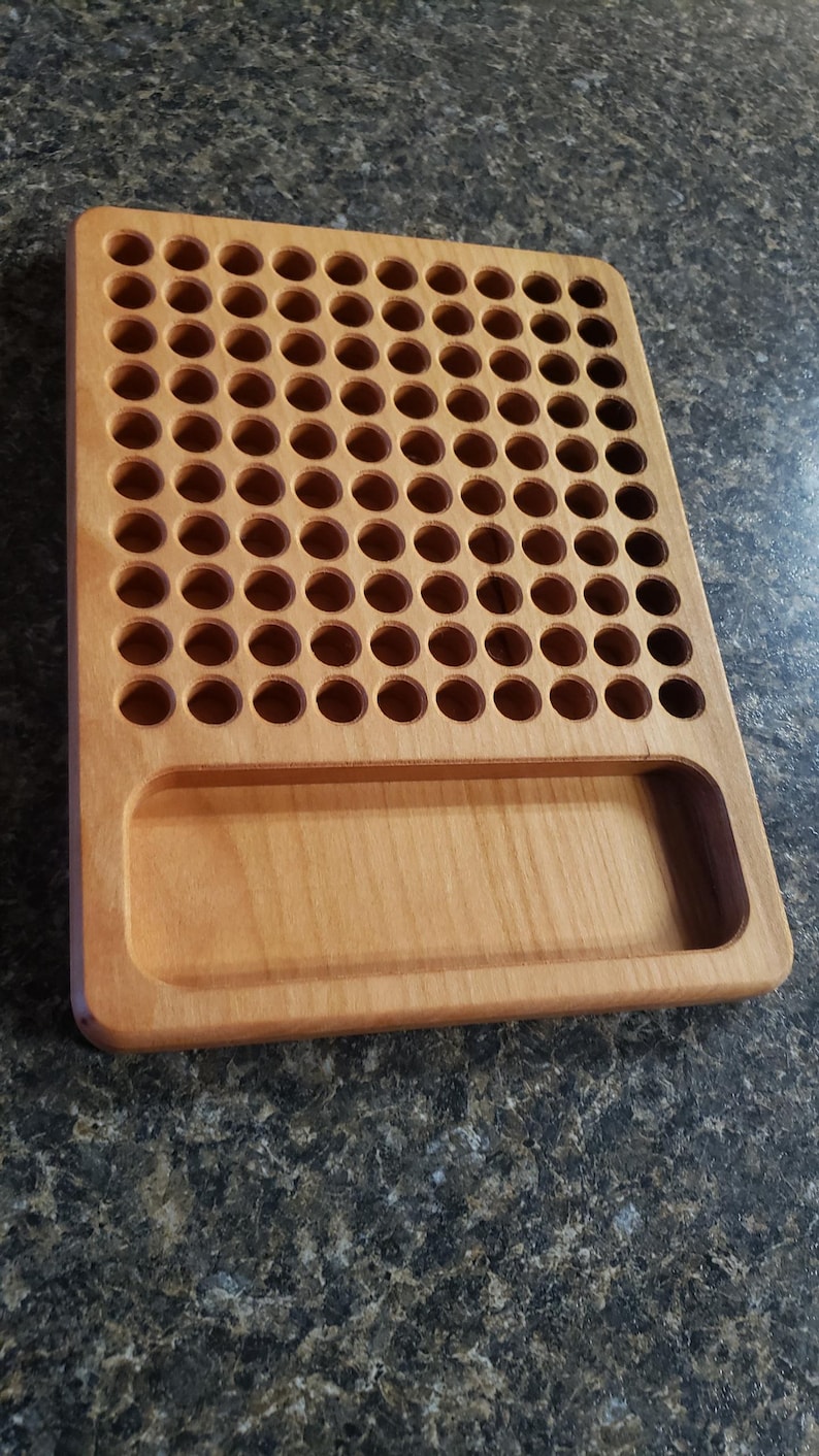 Custom 100 Round Wooden Reloading Block With Tray - Etsy