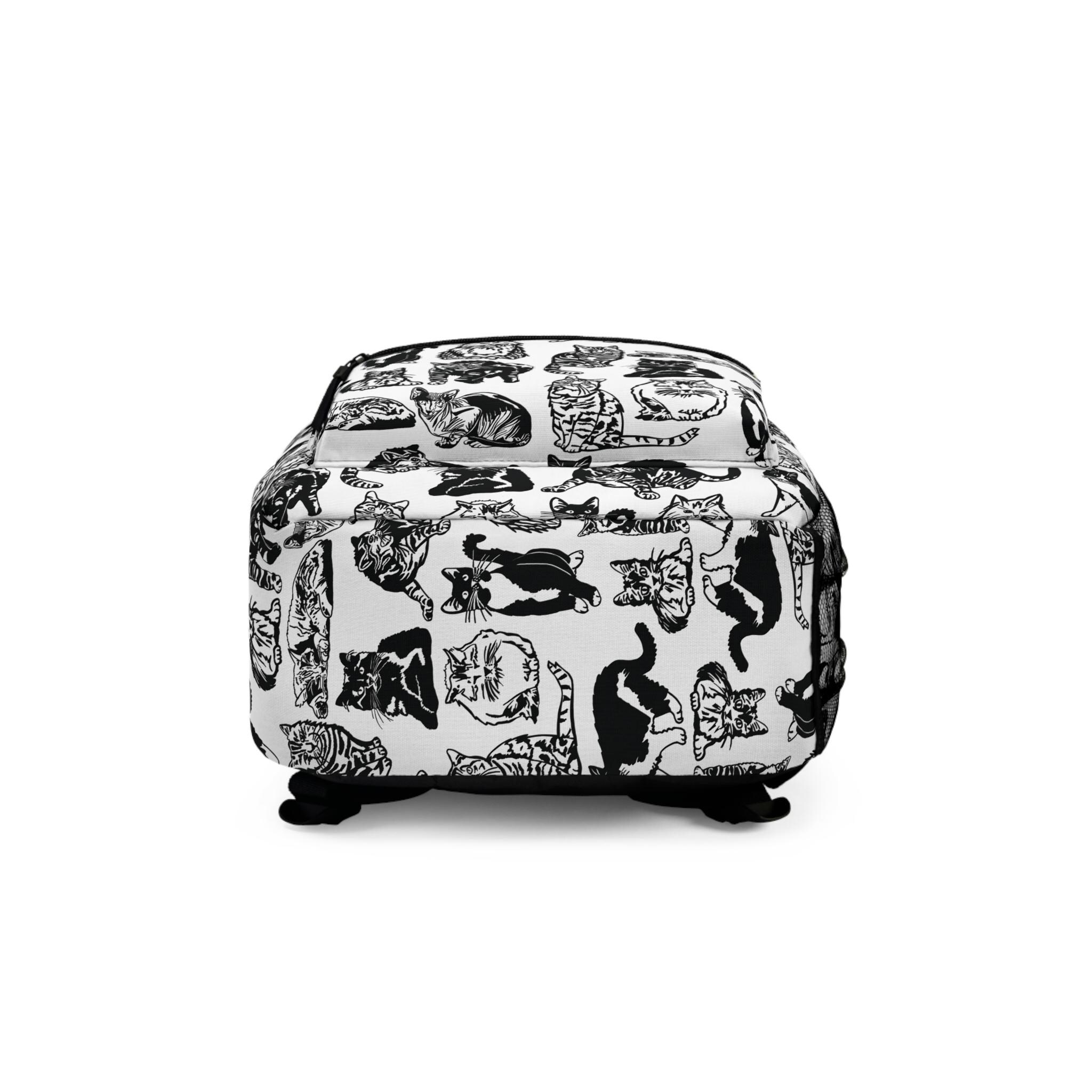 Cat Backpack: Hand-drawn Cats, School Travel Daypack - Etsy