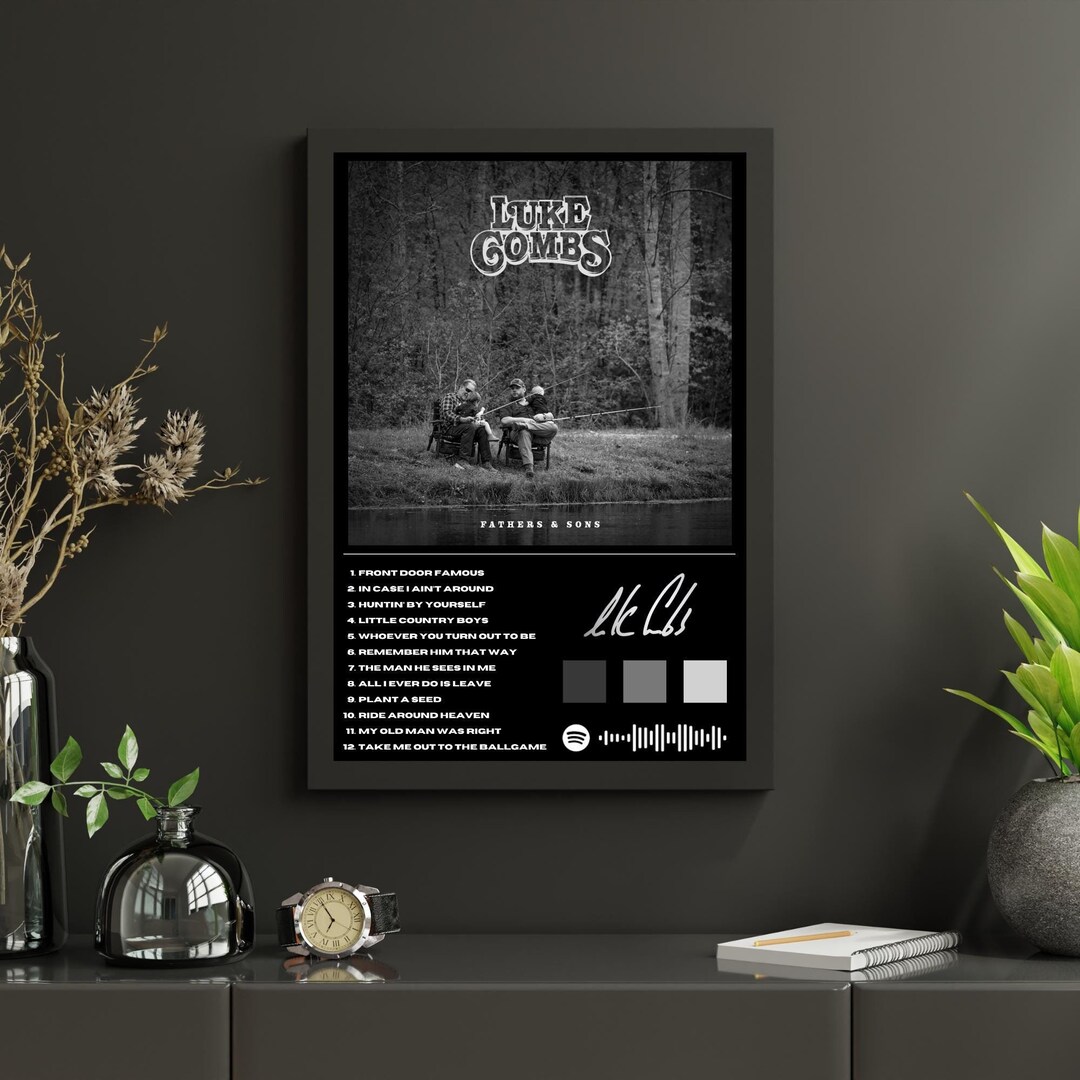 Album Cover Posters, Album Cover Prints, Luke Combs Poster, Album Cover ...