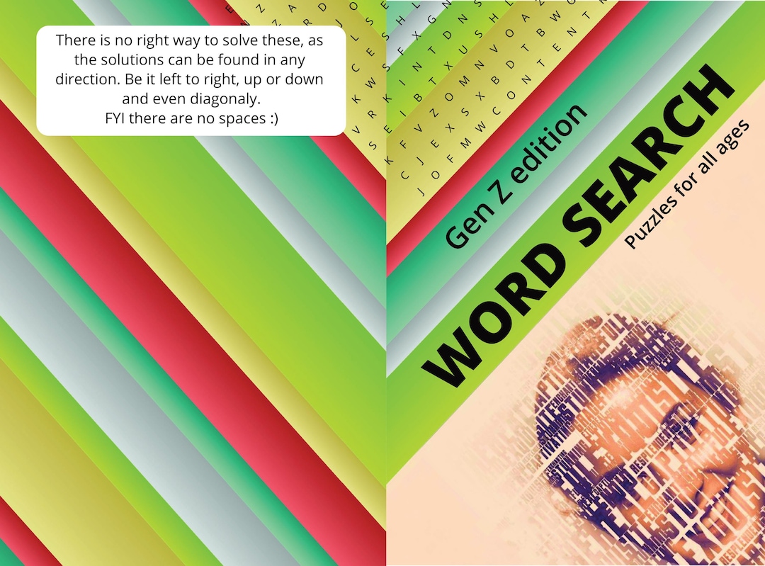 Amazon KDP Gen Z Word Search Puzzle Book: Decode the Lingo - Etsy