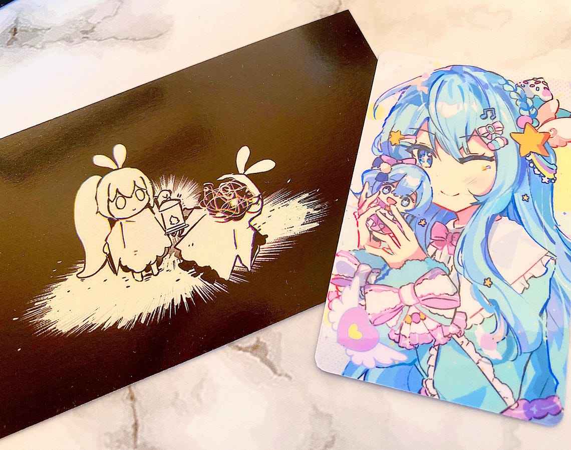 CLEARANCE Hololive - Nanashi Mumei & Hoshimachi Suisei Keychain ...