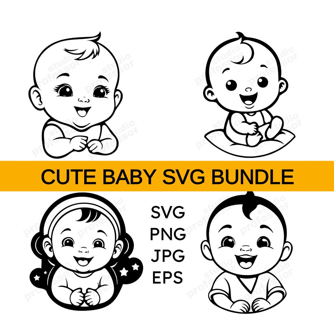 Baby SVG Printable Decor_clipart Png_handmade Gift_wall Art_mug_journal ...