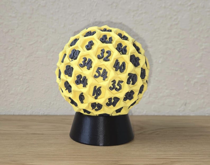 Oversized D100 Percentile Die for Rpgs, Giant Tabletop Gift, Multiple ...