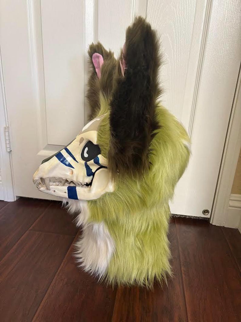 Premade DVC Skull Dog Fursuit Head Furry Mask Costume Medium Quality - Etsy