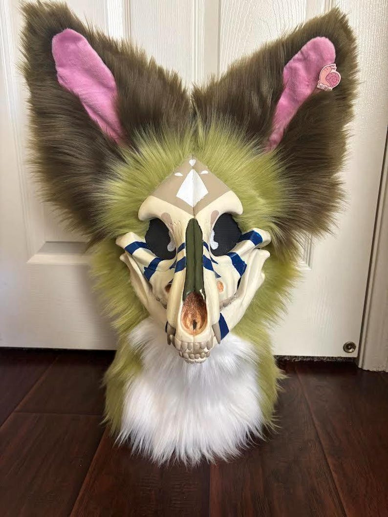 Premade DVC Skull Dog Fursuit Head Furry Mask Costume Medium Quality - Etsy