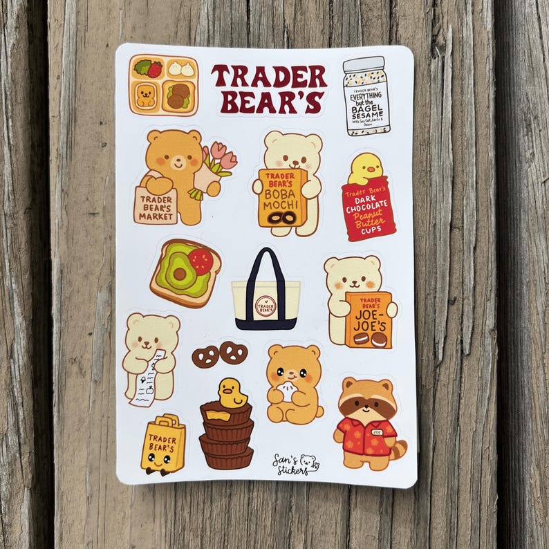 Trader Bears Sheet - Etsy