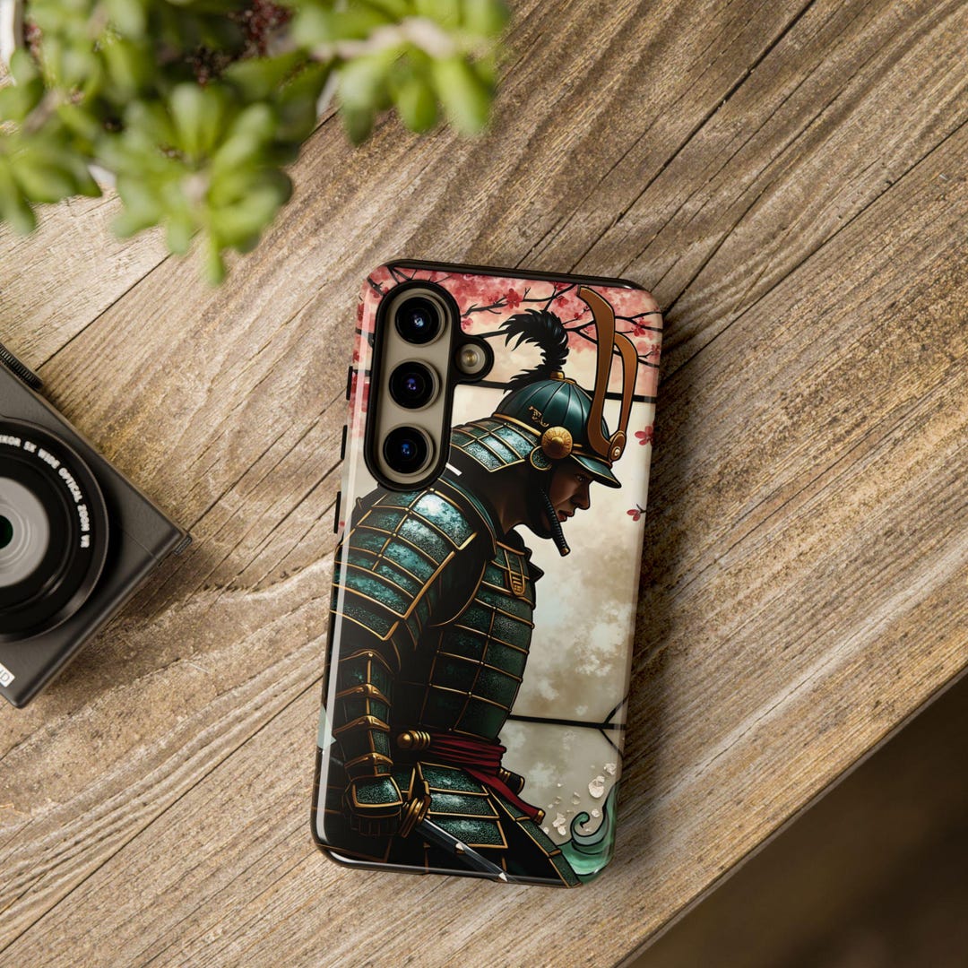 Samurai Armor Phone Case: Stained Glass Cherry Blossom Design - Etsy