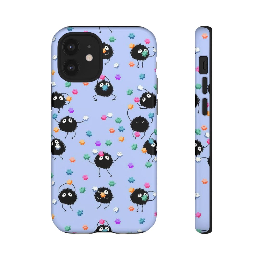 Soot Sprites, Cute Art for iPhone 16 Pro Max 15 14 13 12 Galaxy S25 S24 ...