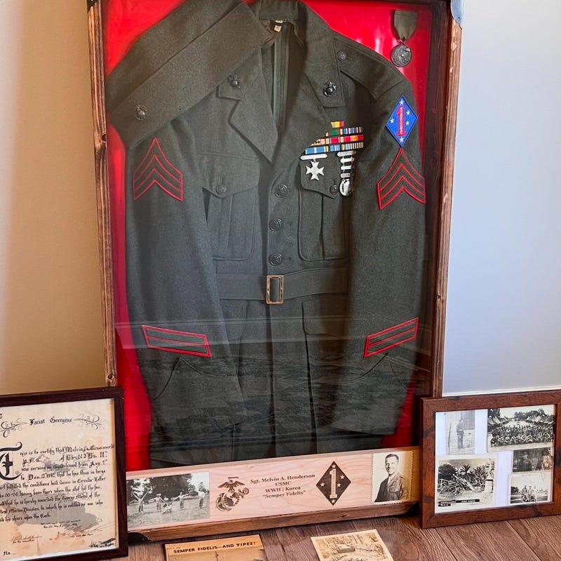 Uniform Shadow Box - Etsy