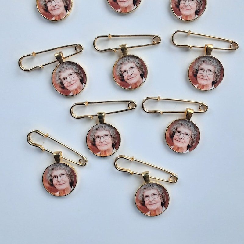 Memorial Pins for Funeral - Etsy