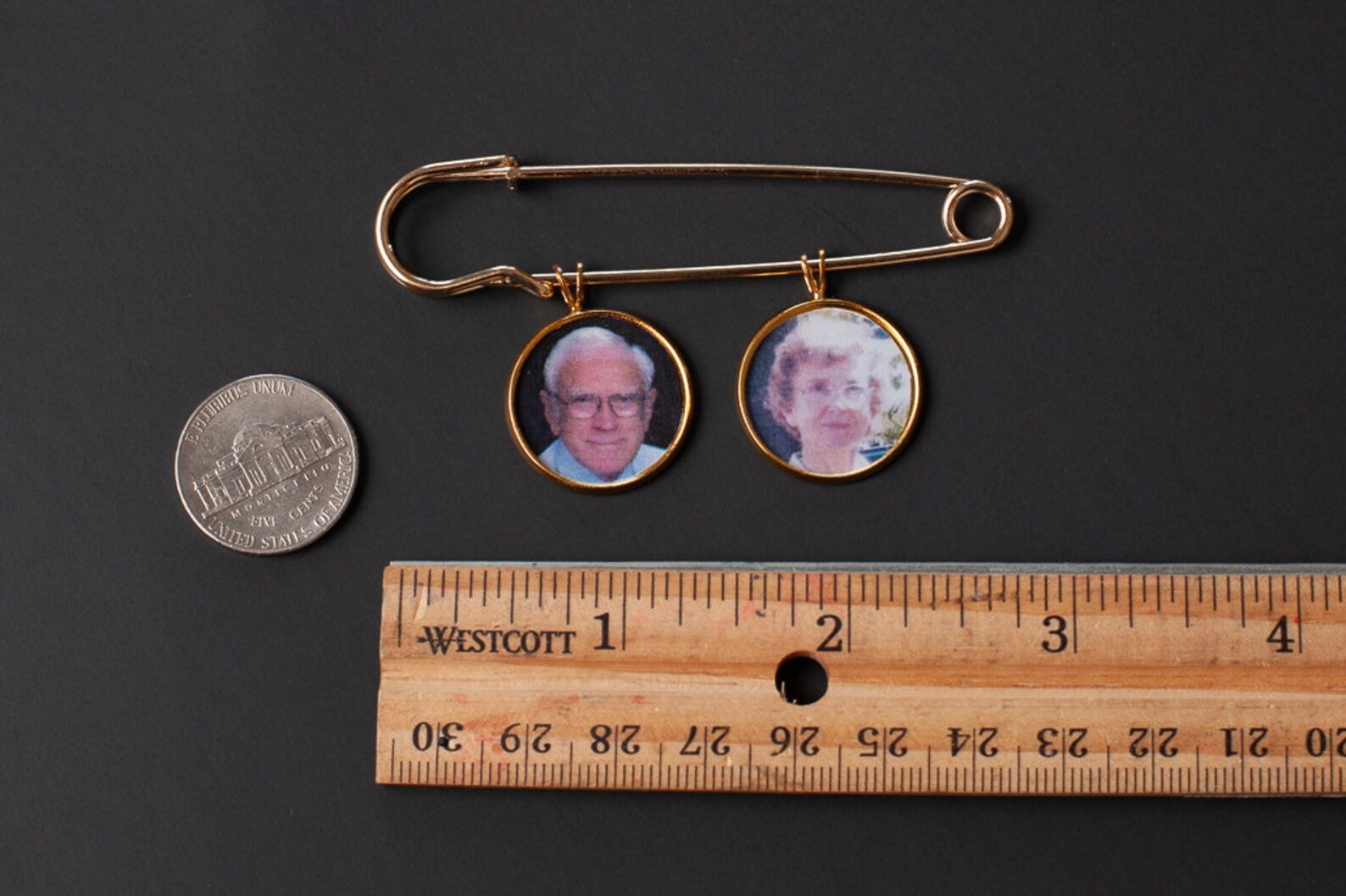 Wedding Boutonniere Pin Custom Photo Lapel Pin Personalized - Etsy