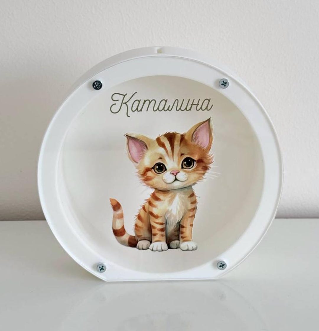 Personalized Money Box Custom Piggy Bank Kids Savings Bank Birthday ...