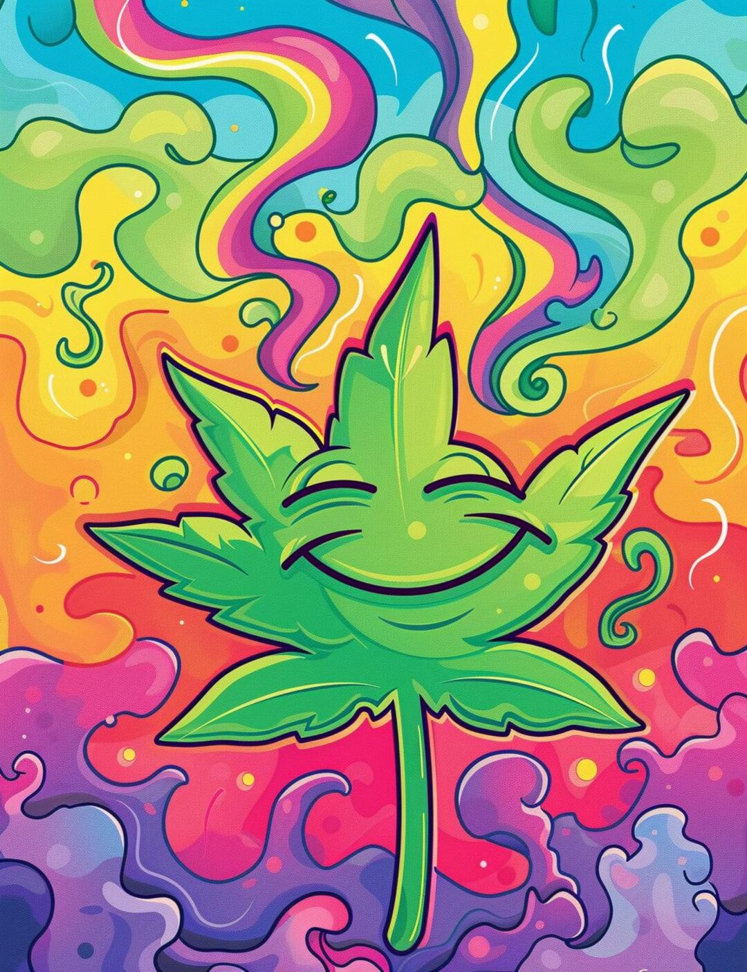 Stoner Coloring Book for Adults | 105 Trippy & Relaxing Weed-inspired ...