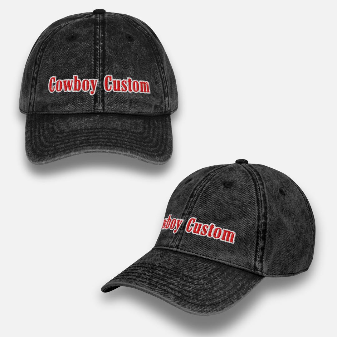 Custom Vintage Denim Cowboy Carter-inspired Dad Hat Personalized ...