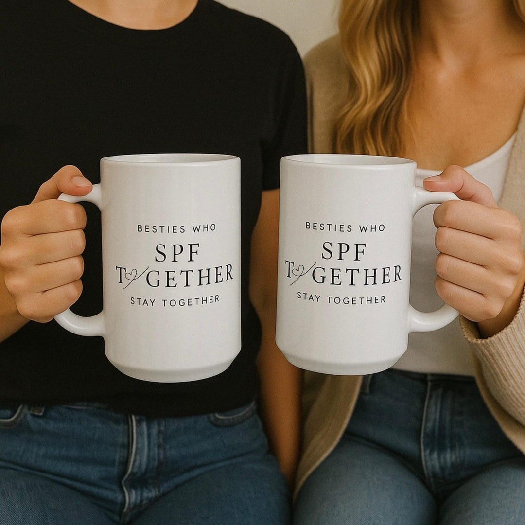 Bestie Coffee Mug, Cute Coffee Cup for Friends, Bestie Gift, Cute Quote ...