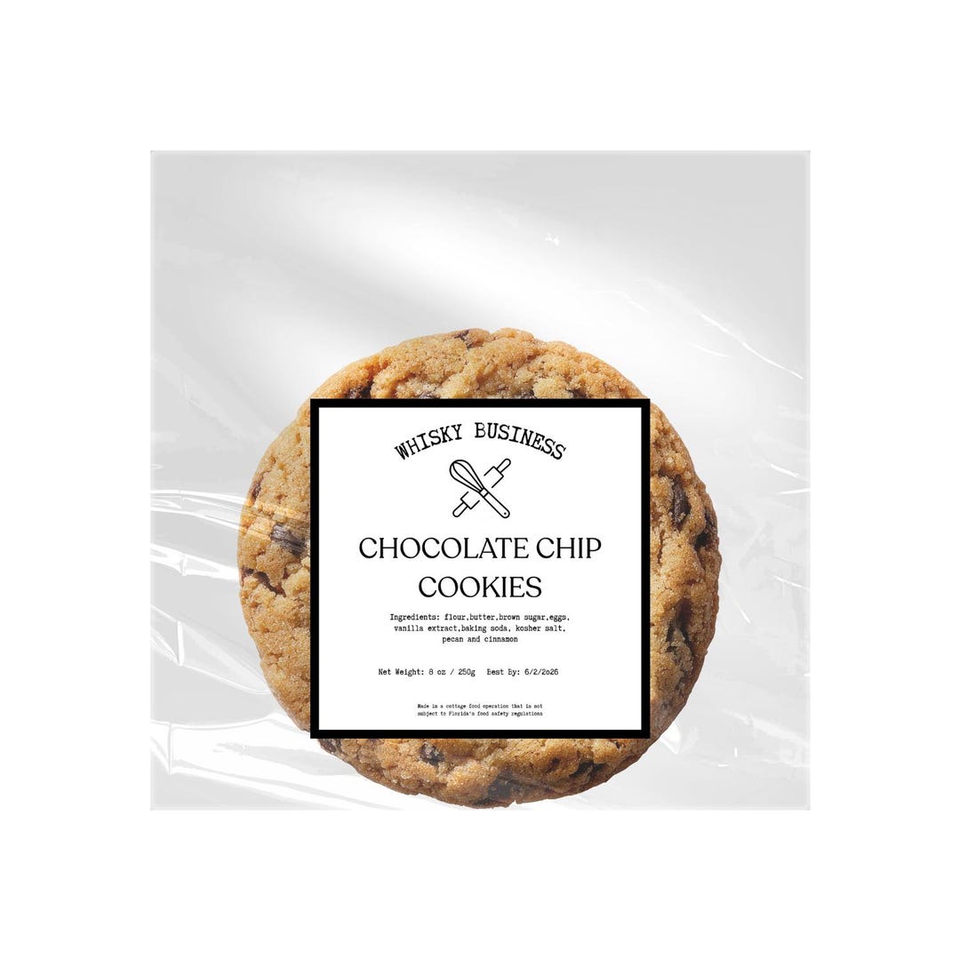 Editable Cottage Food Label Template: DIY Bakery Stickers (canva ...