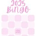 2025 Bingo Card (pink) - Etsy