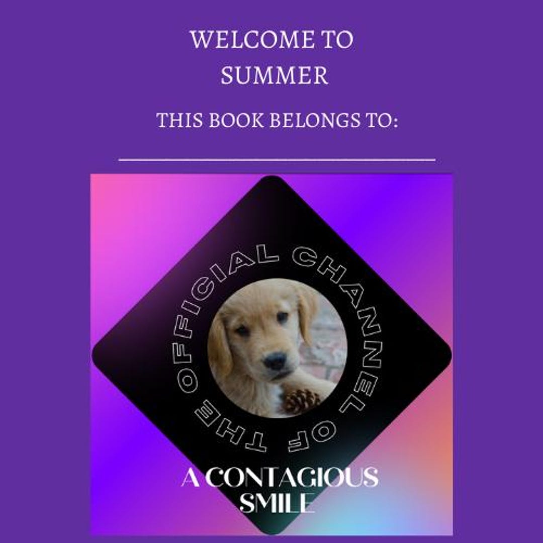 Welcome Summer Memory Book - Etsy