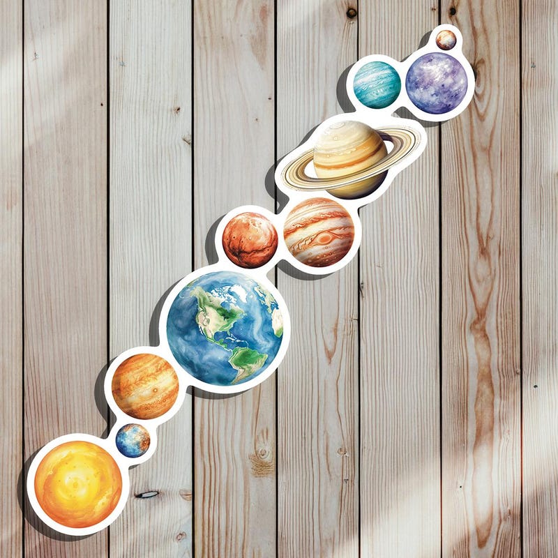 Solar System Decal - Etsy