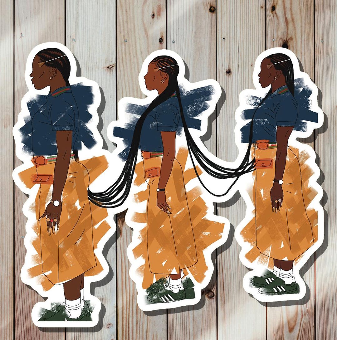 3” Art Sticker – Creative Vinyl Decal, Water-resistant Sticker for ...