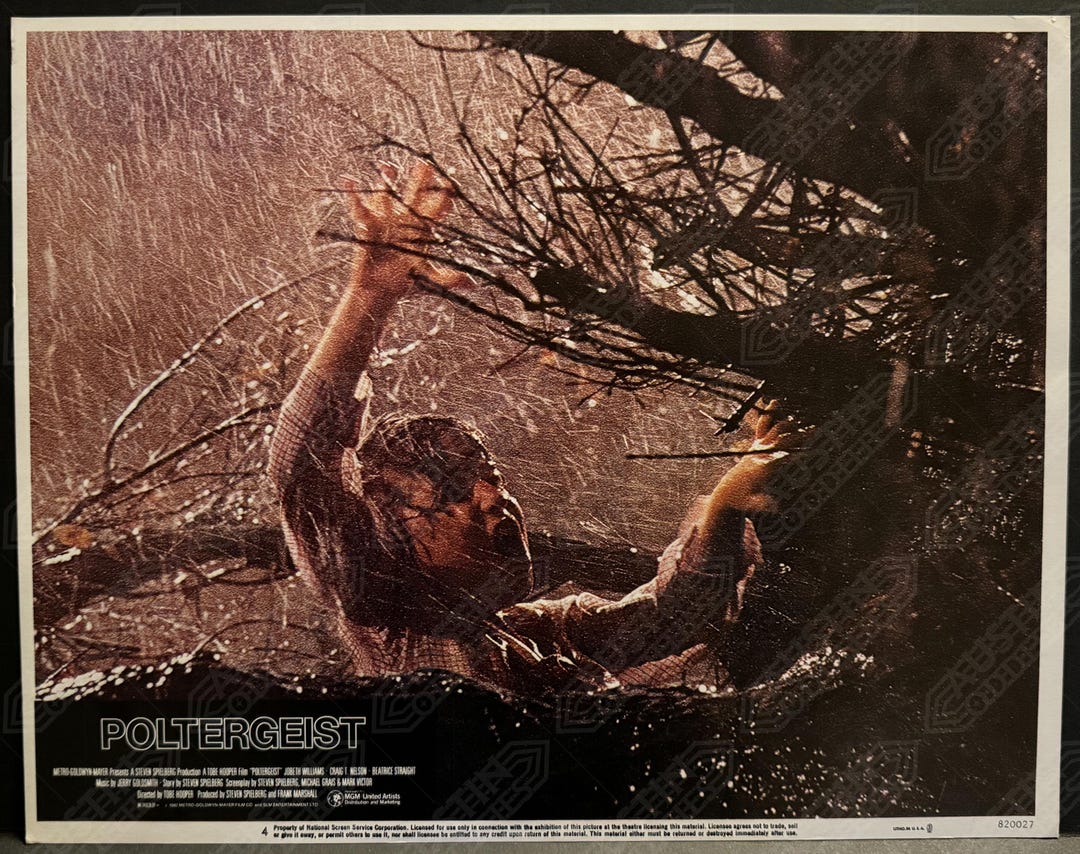 1982 Poltergeist - Set of 3 Original Lobby Cards - Horror Classic - Etsy