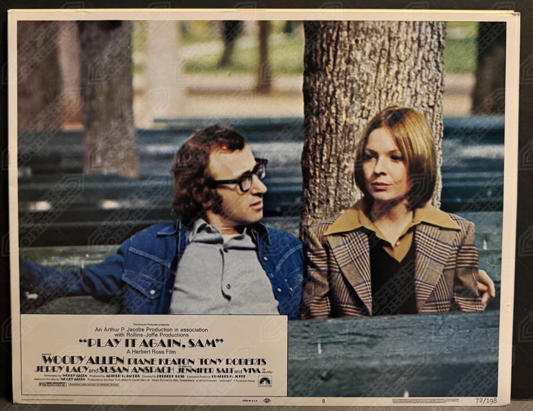 1972 Play It Again Sam - Set of 7 Original Lobby Cards - Vintage Film ...
