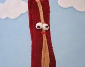 Items similar to Barry Bacon Finger Puppet Greeting Card on Etsy