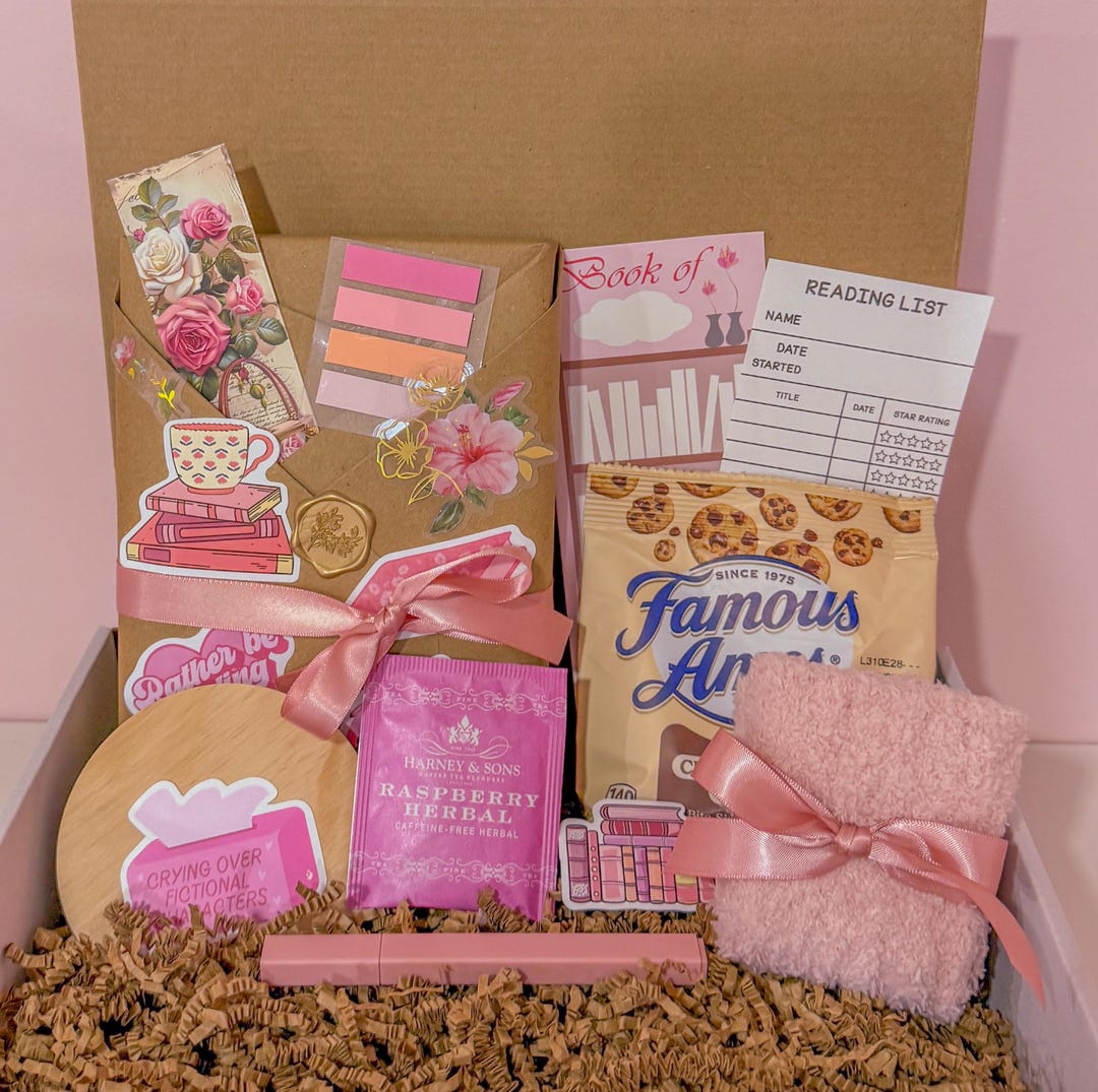 Blind Date With a Book Box Girly, Spicy Romance Book, Valentine's Day ...