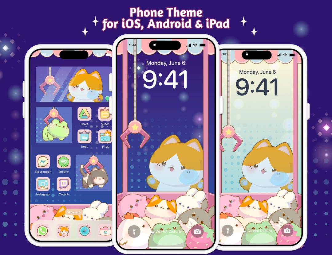Kitty Cat Claw Machine Icon Wallpaper Icons Dark, Light Theme Pack, Ios ...