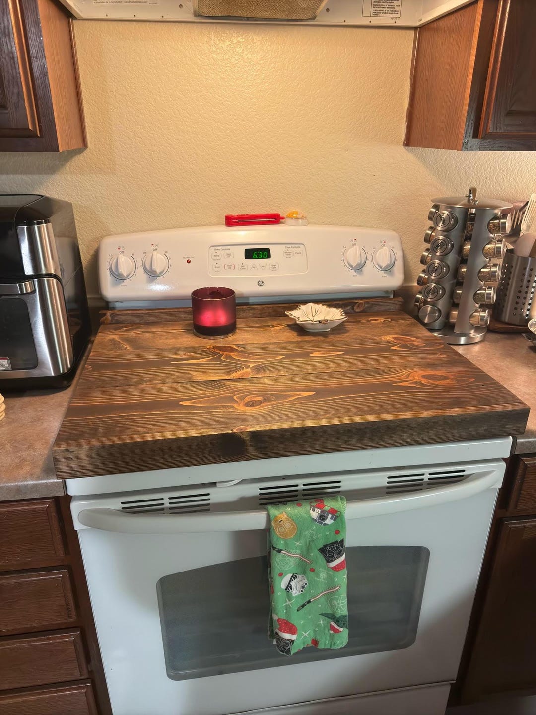 Rustic Handmade Kitchen Stove Cover - Etsy