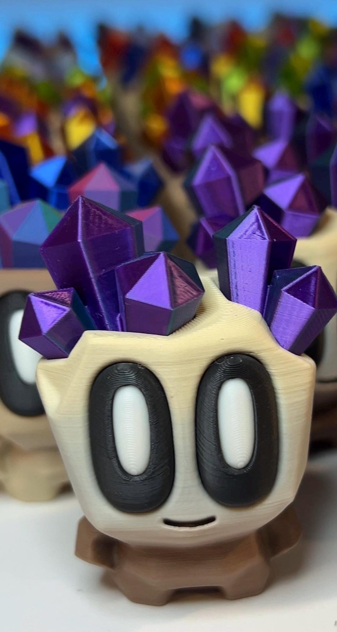 Mystery Crystal 3D Printed Pet Rock | Unique Crystal Geodes | Fun ...