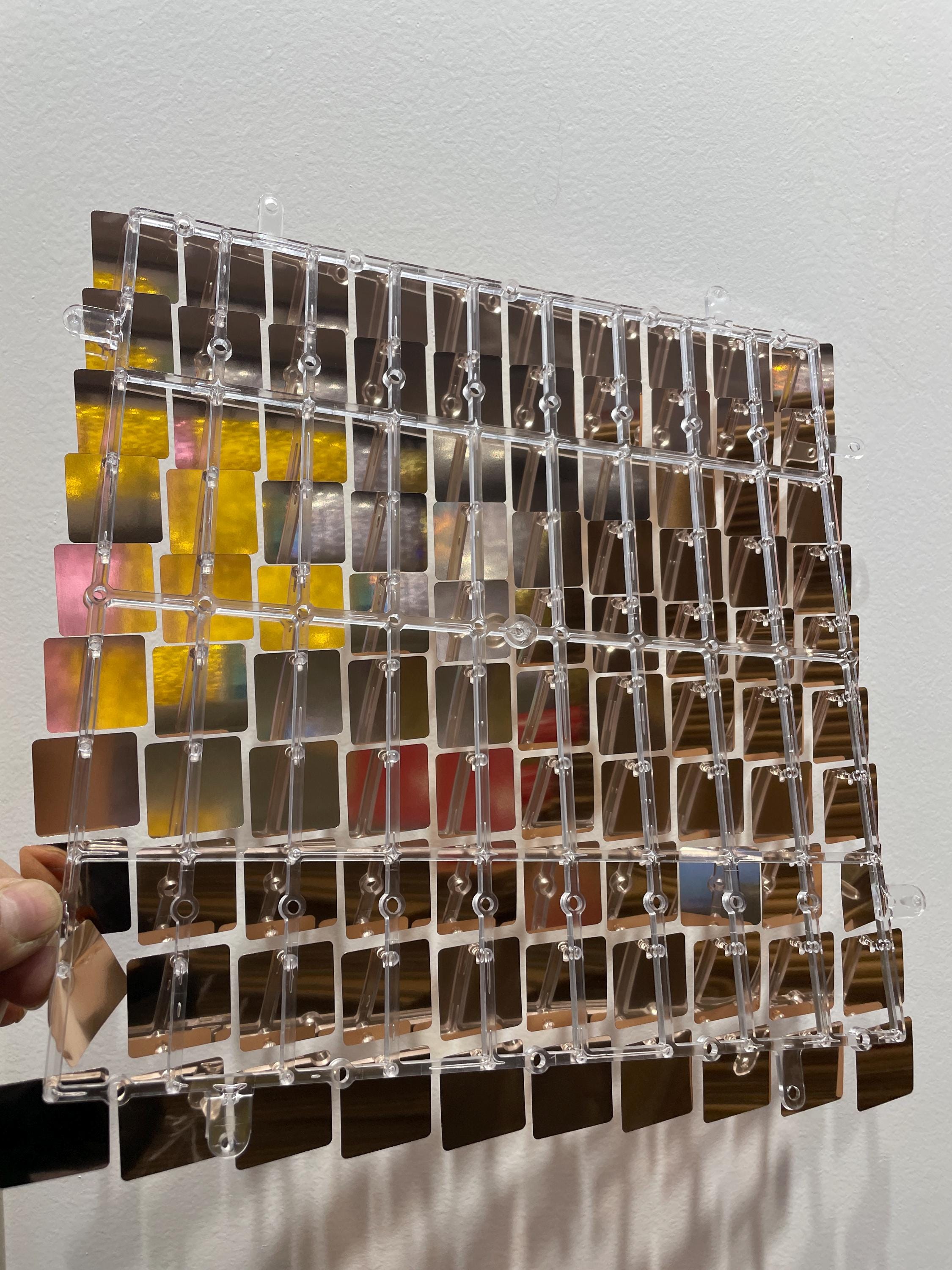 Mirror Silver Sequin Wall Backdrop, Shimmer Wall Panels for Events ...