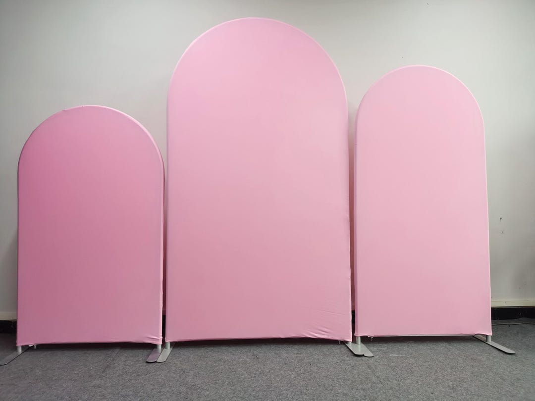 Arched Backdrop Covers: Milk Silk Fabric, Double-sided, 3 Piece-set - Etsy