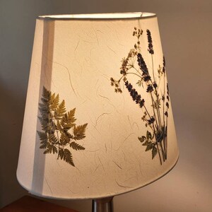 Pressed Flower Botanical Lamp Shade Table Lampshade Made - Etsy