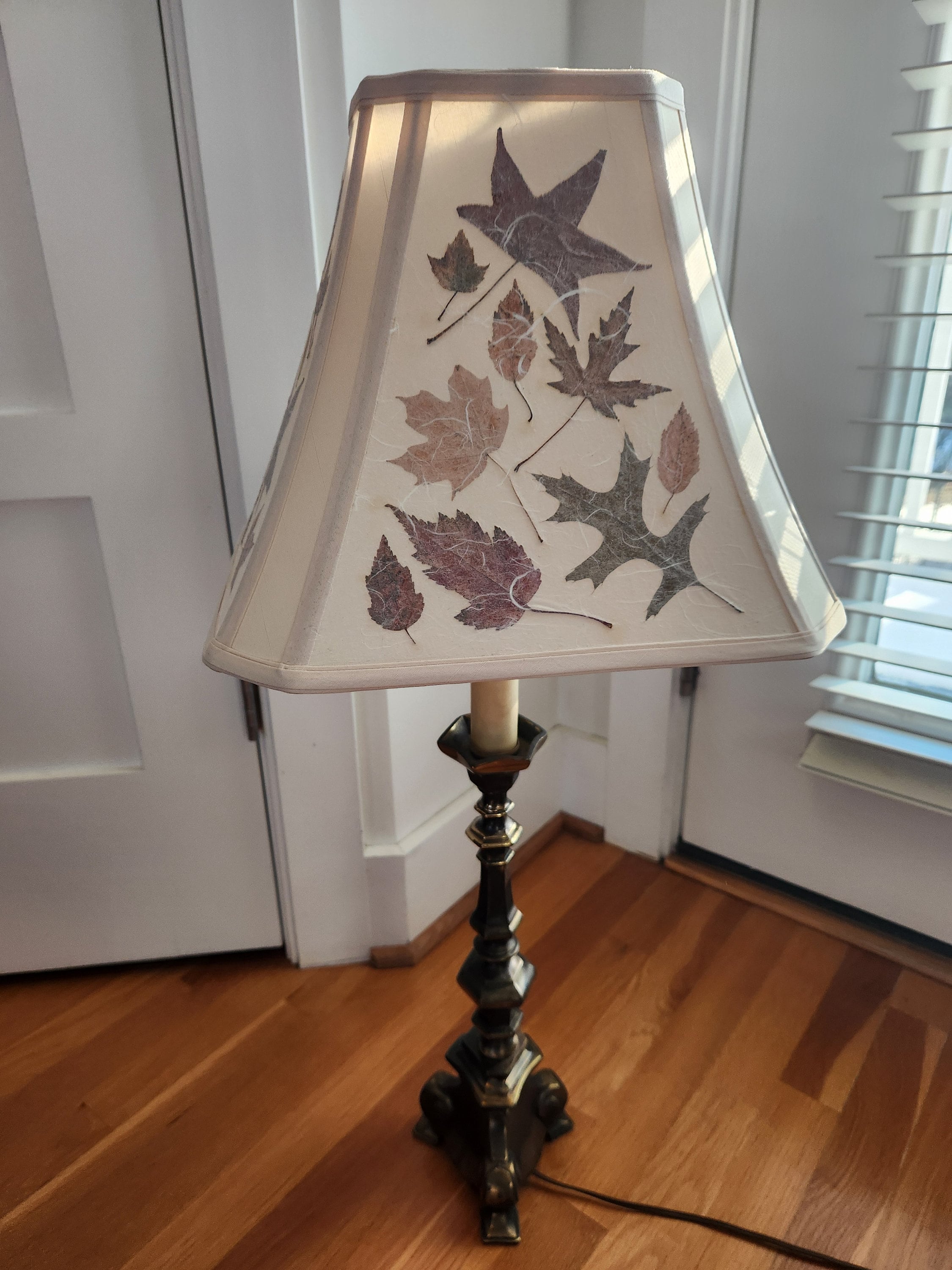 Fall Leaves Bell Lamp Shade, One of a Kind Beauty Lampshade! (#99) - Etsy