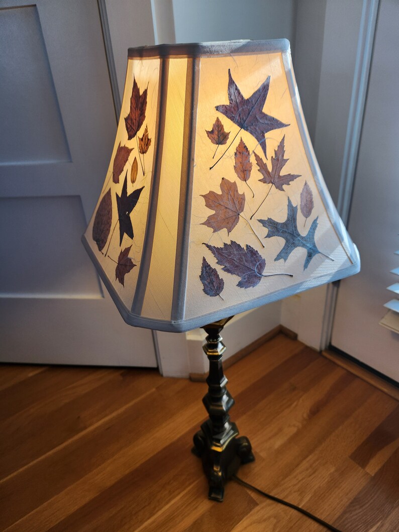 Fall Leaves Bell Lamp Shade, One of a Kind Beauty Lampshade! (#99) - Etsy