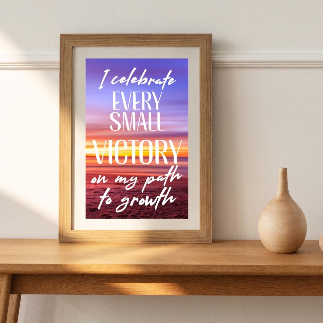 Inspirational | Victory | Celebrate | Affirmation | Motivational Quote ...