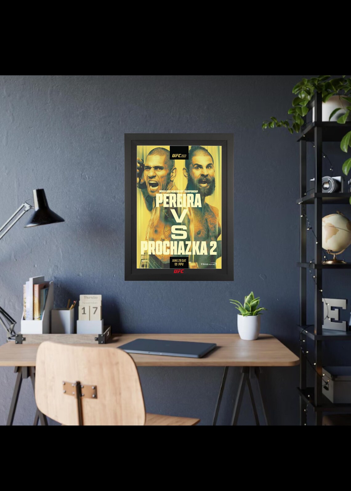 UFC 303 Poster Pereira Vs Prochazka 2 Light Heavyweight Championship ...