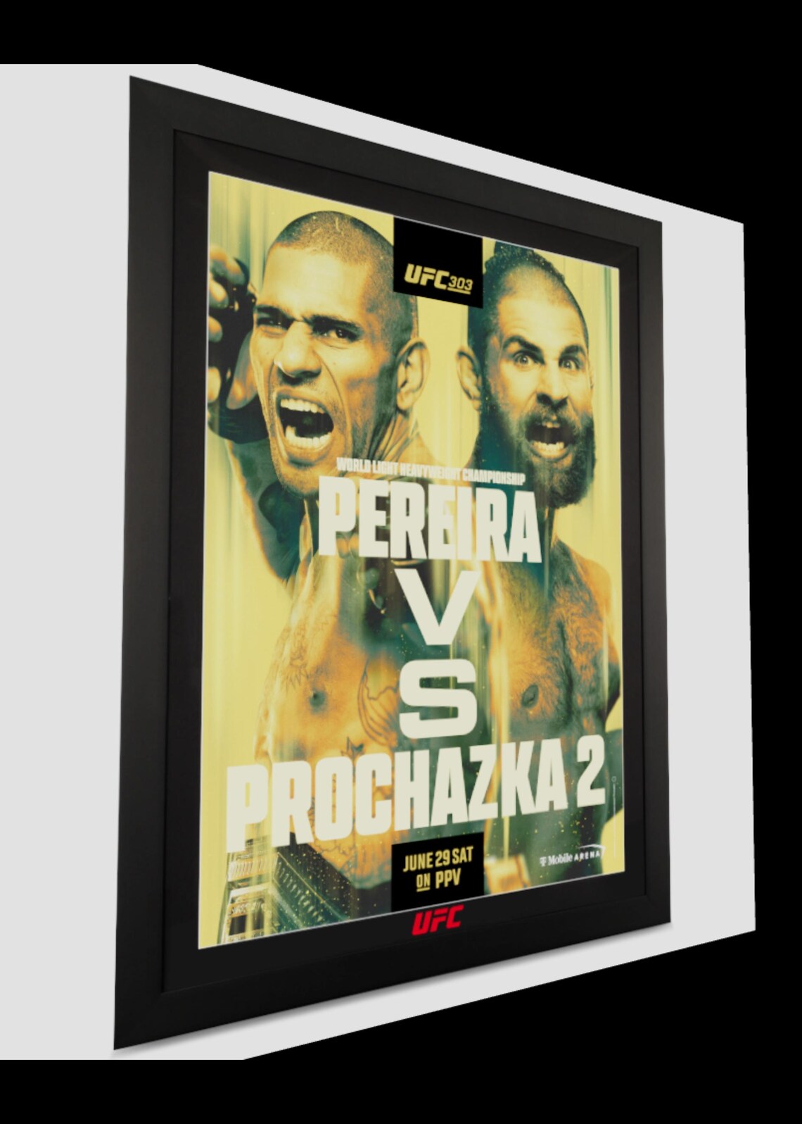 UFC 303 Poster Pereira Vs Prochazka 2 Light Heavyweight Championship ...
