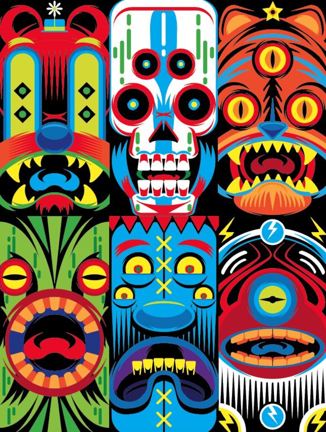 Martians, Monsters, & Freaks | Coloring Page | Digital Download ...