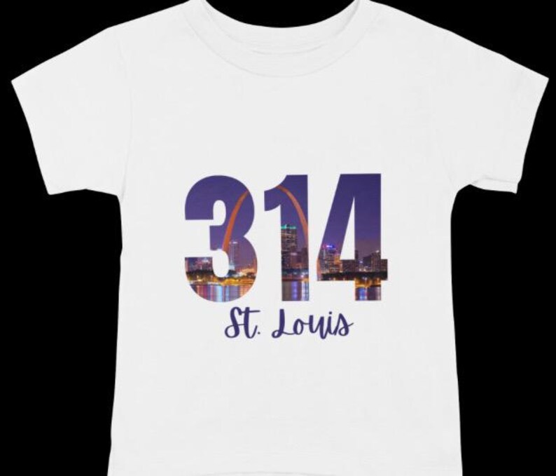 St. Louis 314 Day PNG - Bundle of 2 - Black and White and Color ...