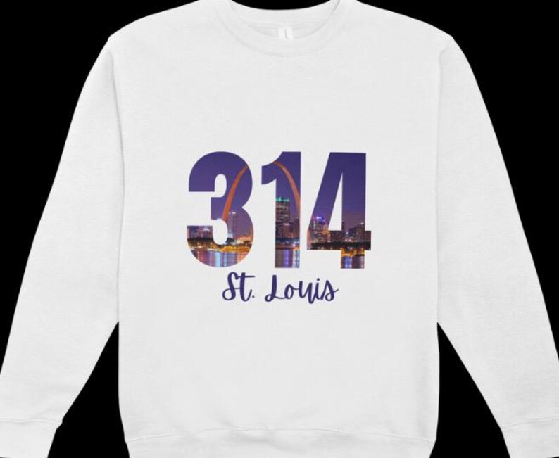 St. Louis 314 Day PNG - Bundle of 2 - Black and White and Color ...