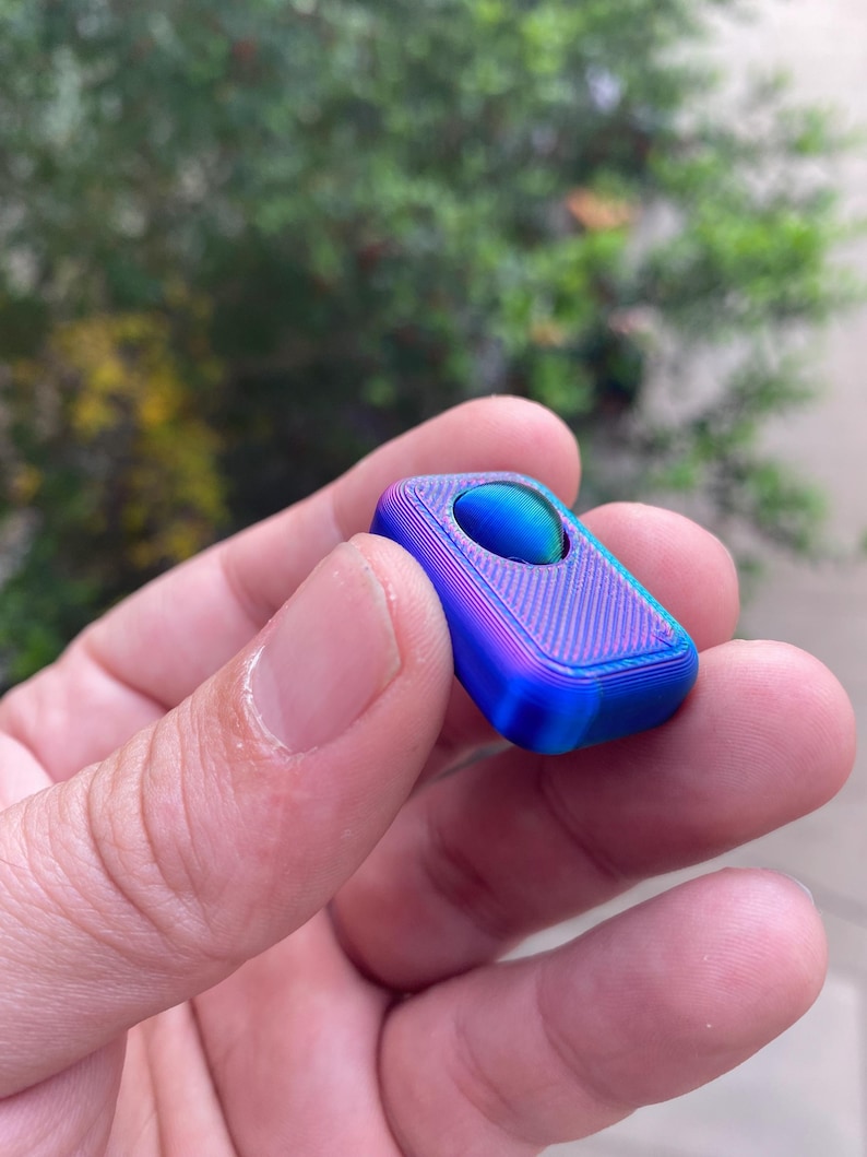 3D Printed Fidget Toy: Sensory Pocket Square With Ball - Etsy