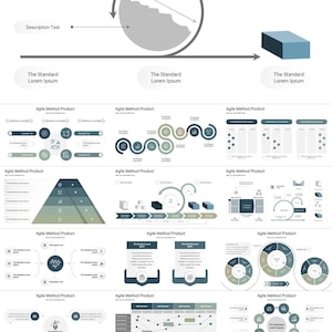 Agile Methodology Powerpoint Template | 16 Slides, 6 Color Themes ...