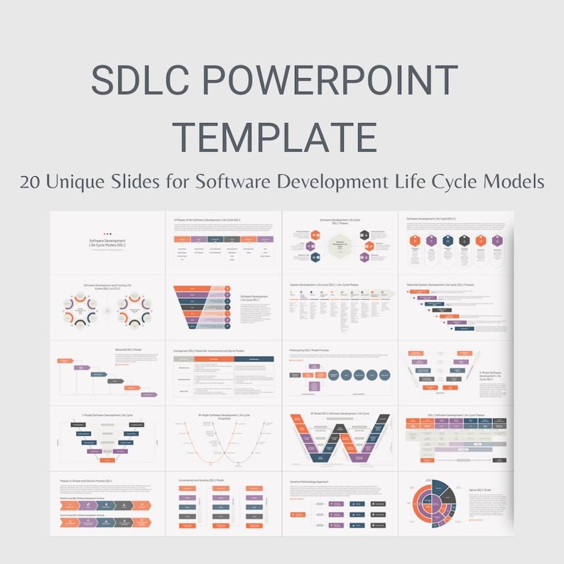 SDLC Powerpoint Template | 20 Unique Business Slides for Software ...