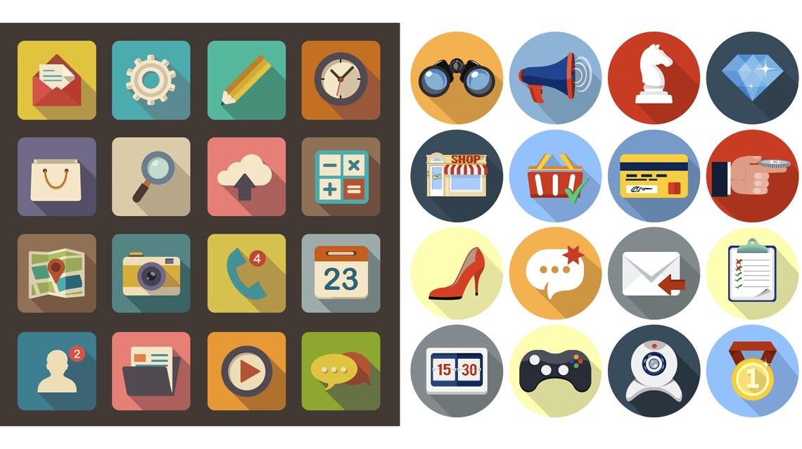 1900+ Colorful PPT Icons | Business, Lifestyle, Weather & Symbols ...