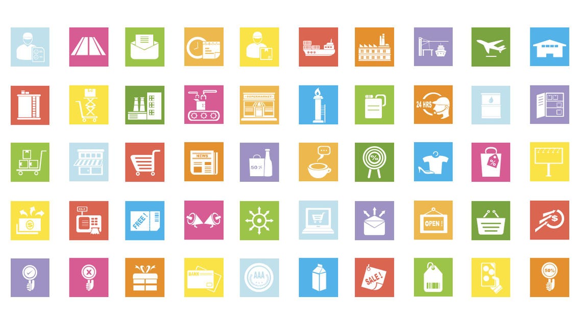 1900+ Colorful PPT Icons | Business, Lifestyle, Weather & Symbols ...
