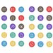 1900+ Colorful PPT Icons | Business, Lifestyle, Weather & Symbols ...