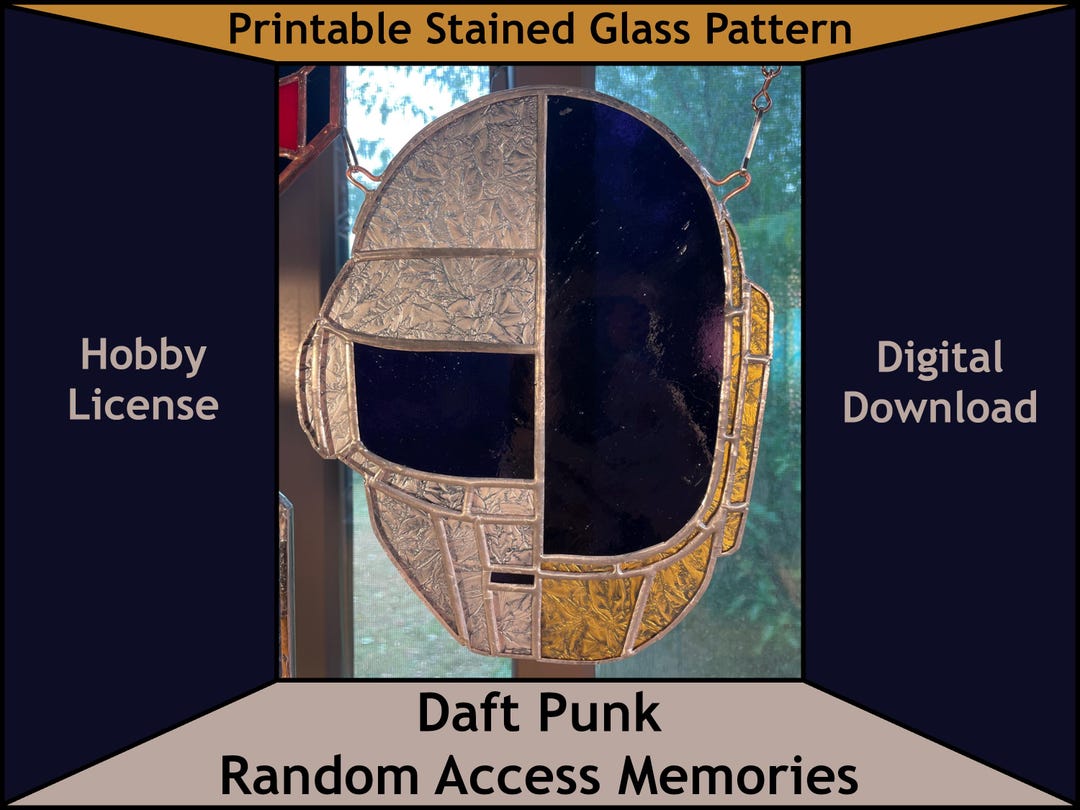 PATTERN: Daft Punk Random Access Memories Stained Glass Pattern ...