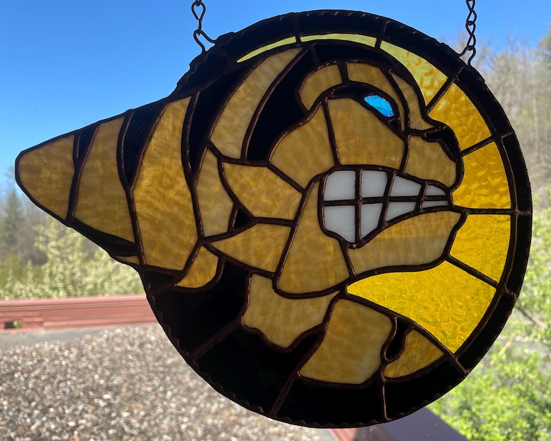Ratchet & Clank Stained Glass Pattern: Lombax Design, Commercial ...
